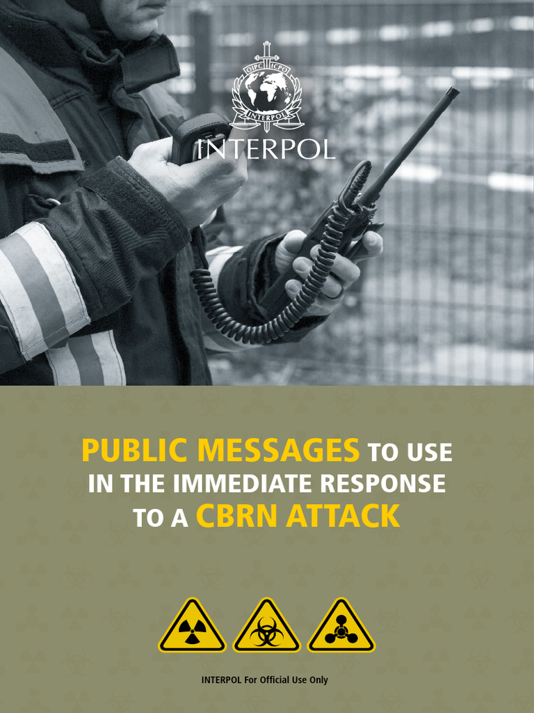 CBRNE Messaging Guidance 2017 FINAL | PDF | Bomb | Cbrn Defense
