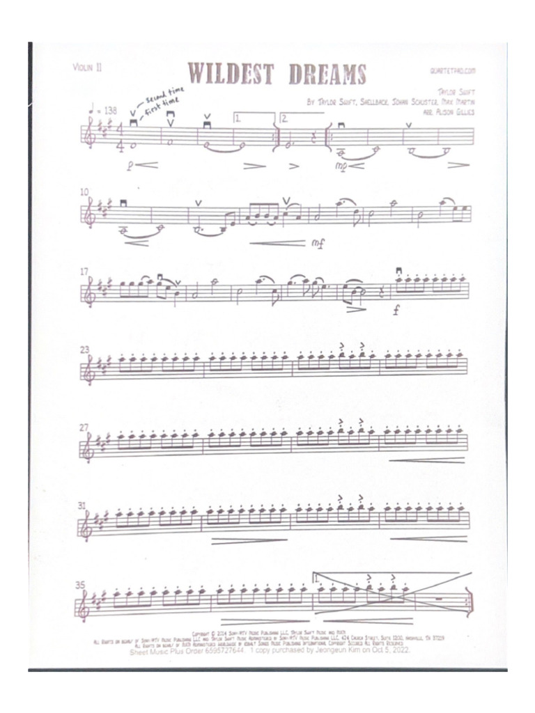 Violin 2 | PDF