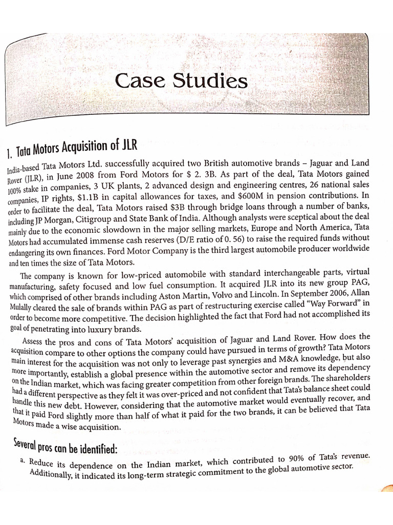 Case Study - IB | PDF