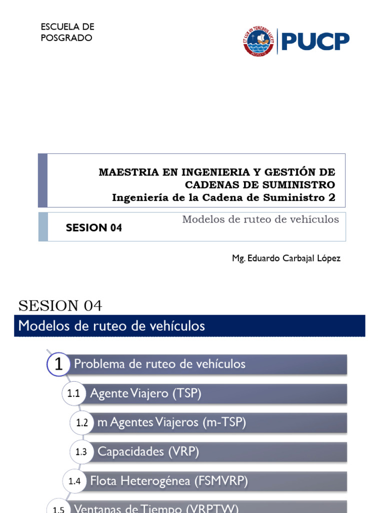 Modelos de Ruteo de Vehículos | PDF | Matemáticas Aplicadas
