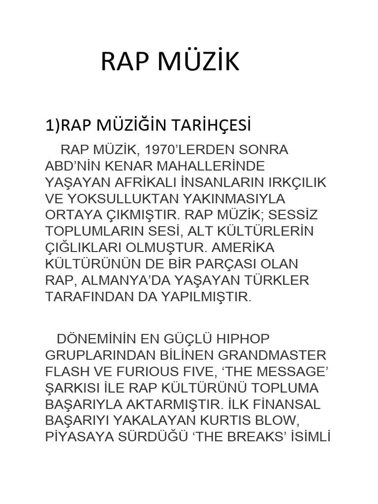 Rap Müzik | PDF