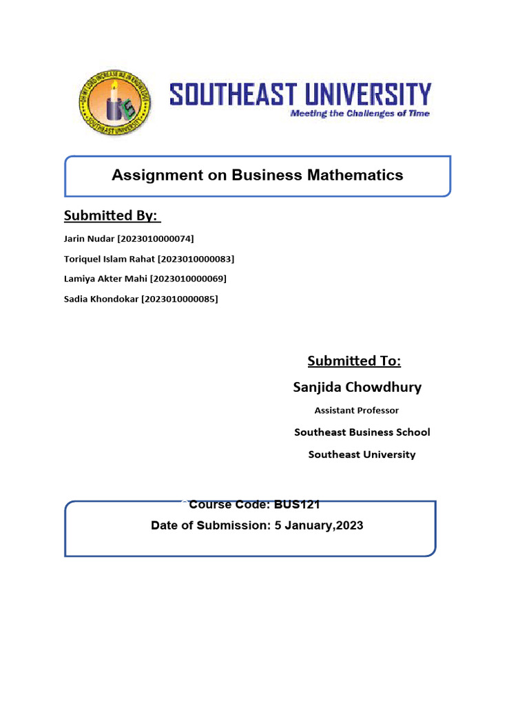 BUS121 FINAL ASSIGNMENT - SYC 7.jrsl 1 2 | PDF | Function (Mathematics) | Interest