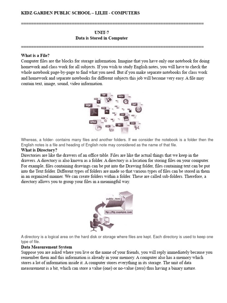 I, II, III-COMPUTERS Remaining Syllabus Notes | PDF | Computer File | Byte