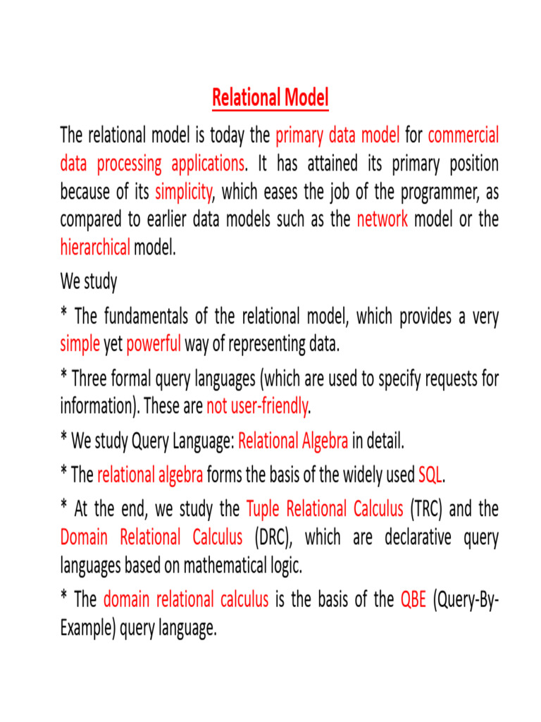 Chapter 3.1 Complete (Relational Model) (1) | PDF | Relational Model ... Chapter 3.1 Complete (Relational Model) (1) | PDF | Relational Model ...