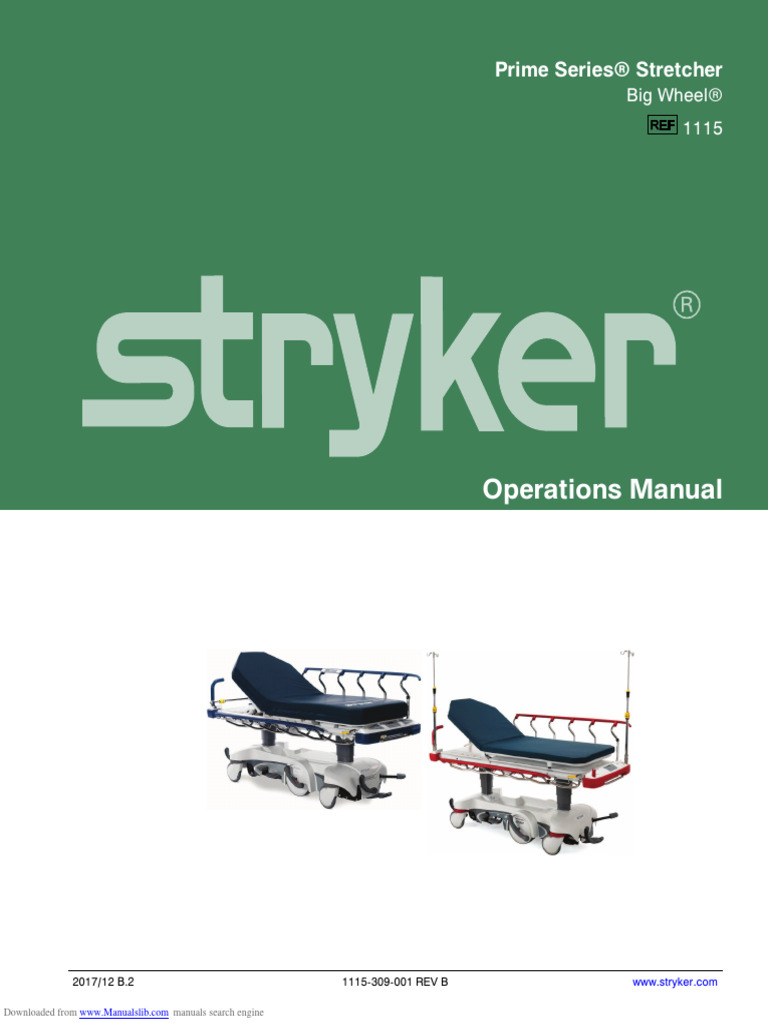 Stryker 1115 Manual de Operador | PDF
