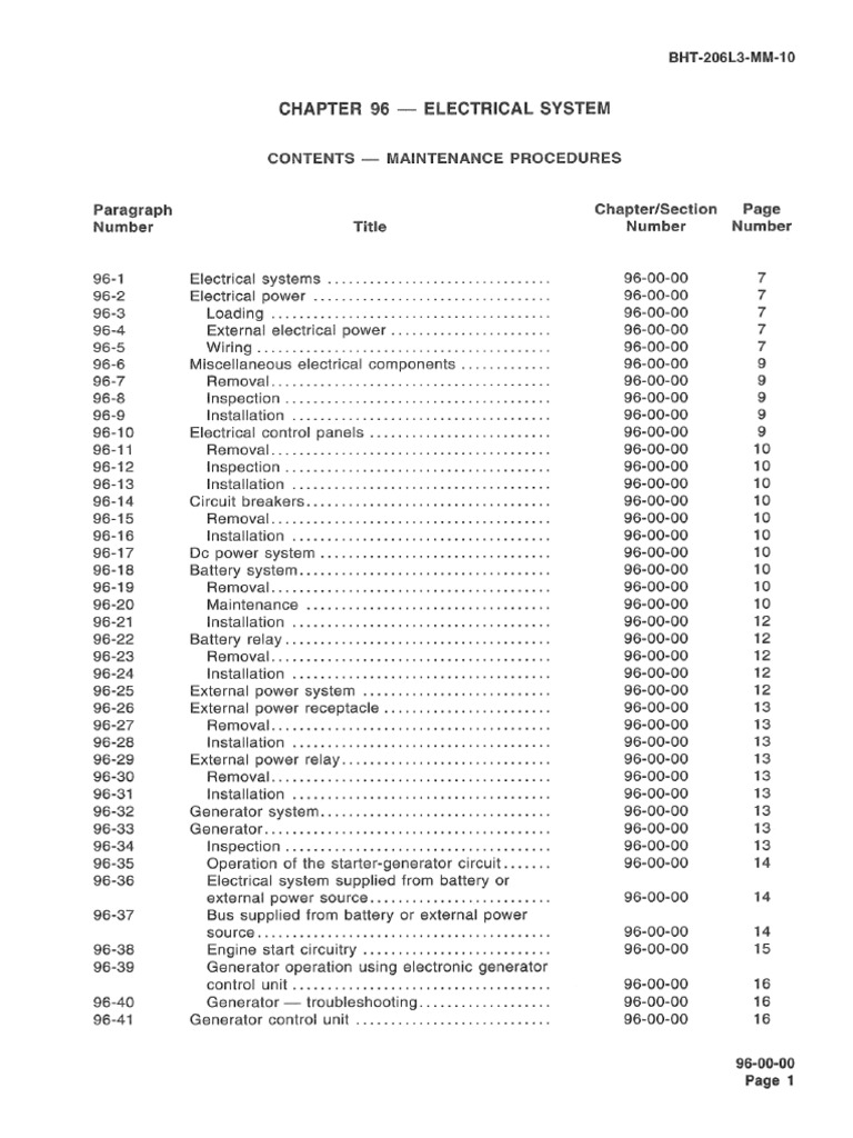 Electrical Systems b206 l3 | PDF | Switch | Electrical Connector