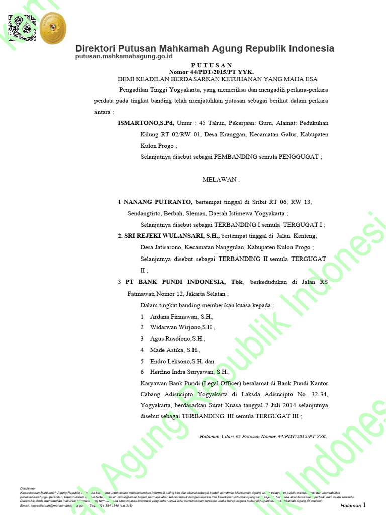 Contoh Gugatan Pembatalan Ajb | PDF