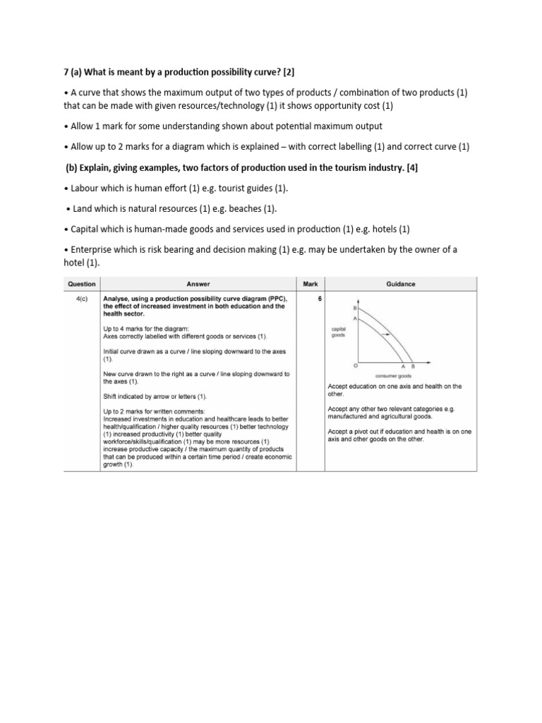 3-4 PPC and Opportunity Cost | PDF