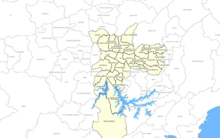 Mapa SP Topografia | PDF