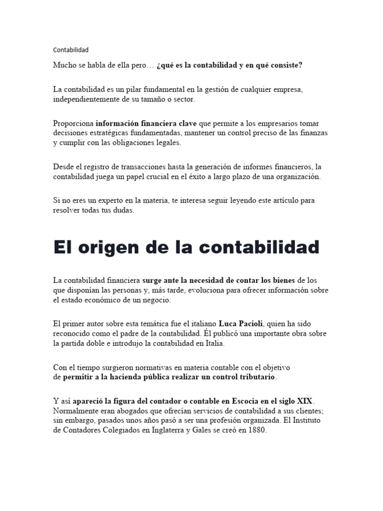 Contabilidad | Descargar gratis PDF | Contabilidad | Business
