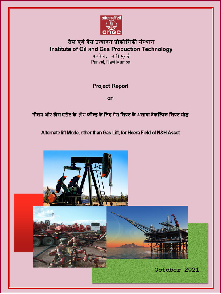 Heera Field Alternate Lift Report | PDF | Pump | Pressure