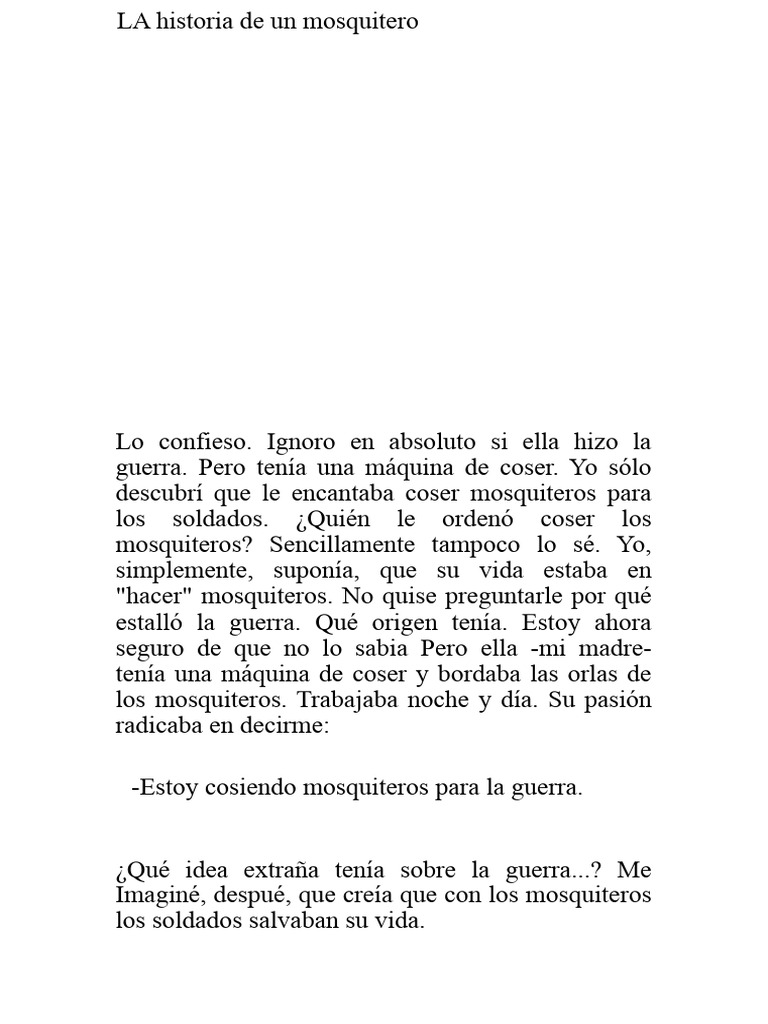 Mosquiteros | PDF