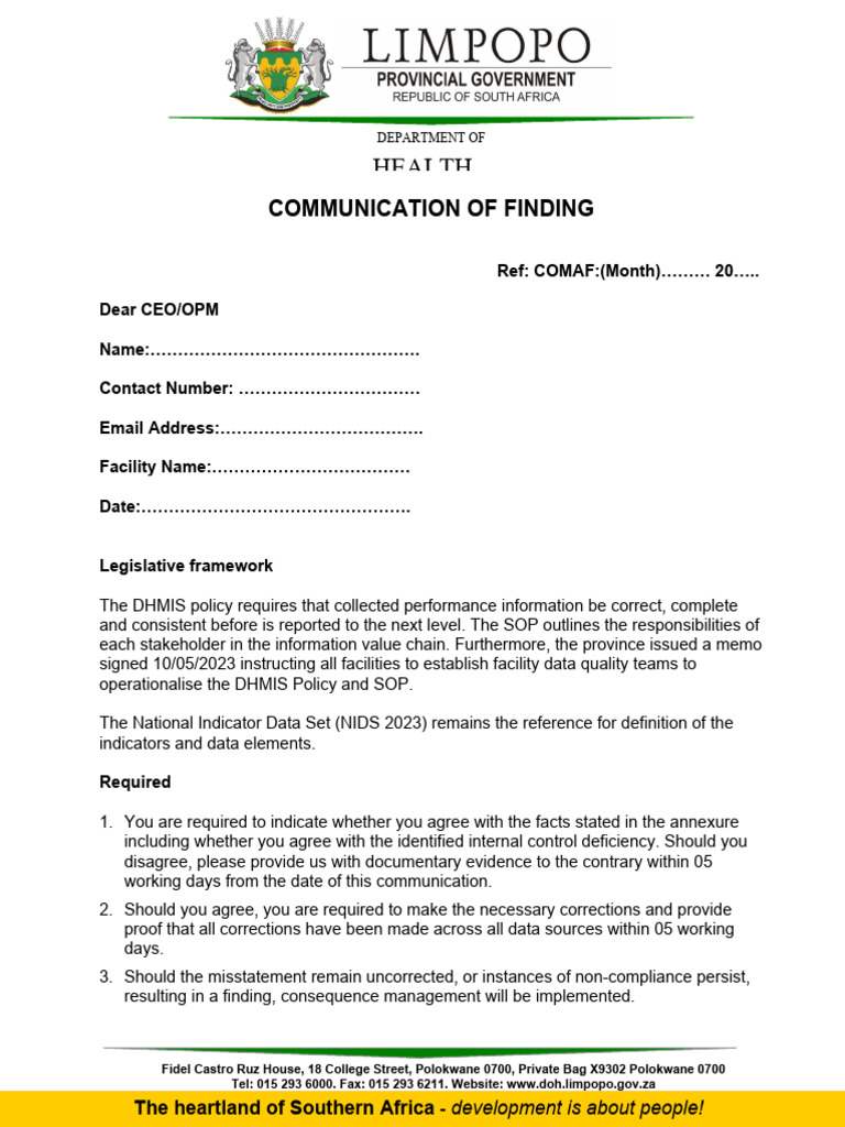 Annexure 2 Internal Auditing Intergrity COMAF 2023-Revised 21 NOv 23 | Download Free PDF | Audit ...