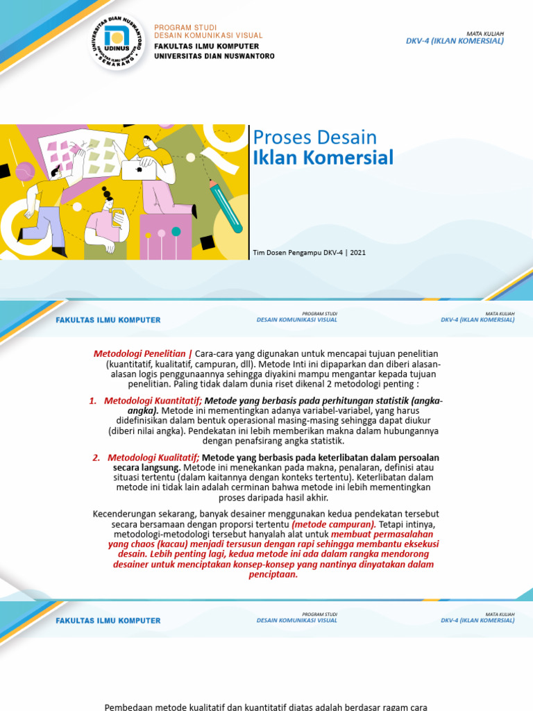 Proses Desain Iklan Komersial | PDF