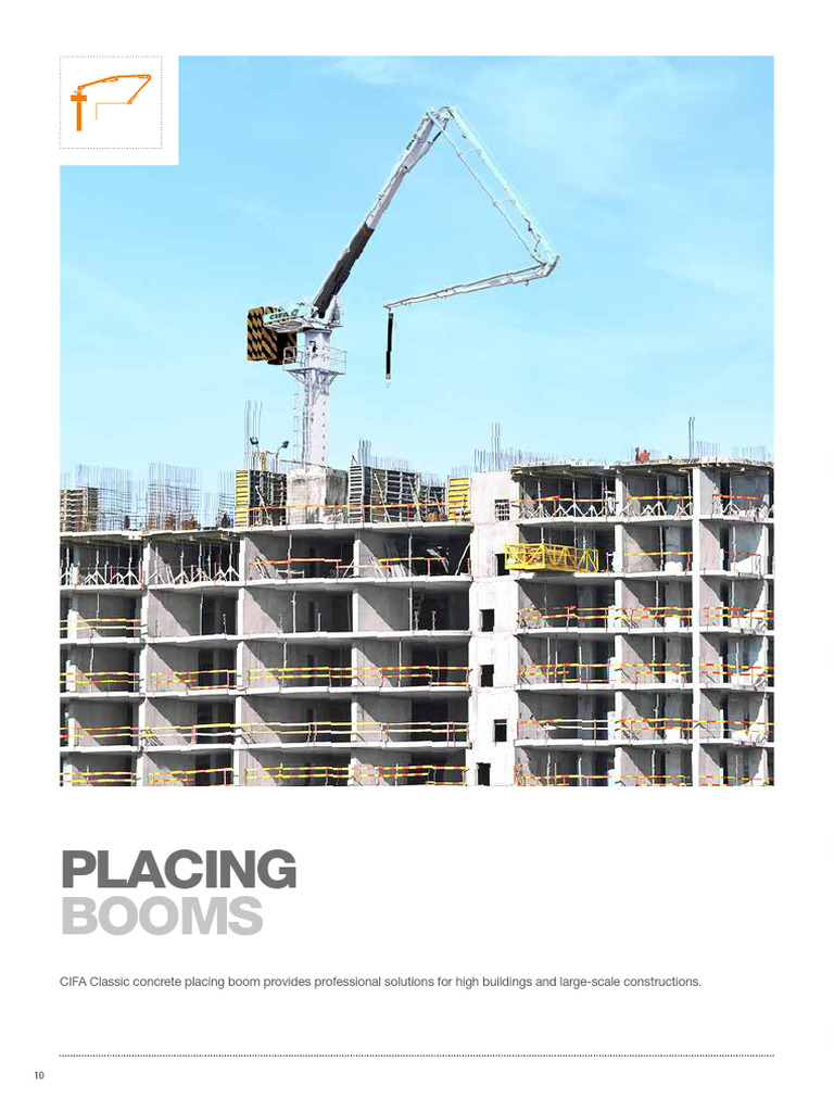 Concrete Placing Booms Specs | PDF