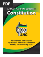 SACP Constitution As Amended by The 15th National Congress July | PDF ...