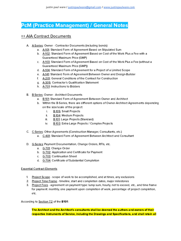 JPW - PCM - General-Notes | PDF | Arbitration | Insurance