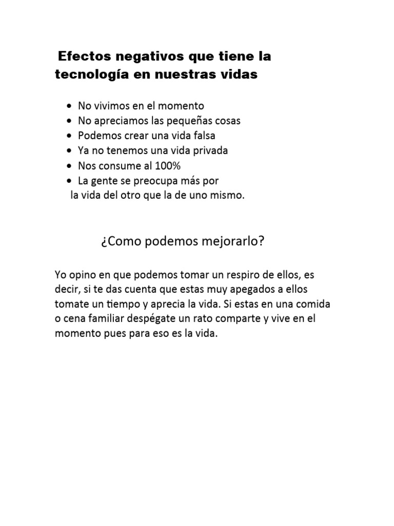 Desiree Santana 23271 Assignsubmission File Tarea Tecno | PDF | Salud y bienestar | Estilo de vida