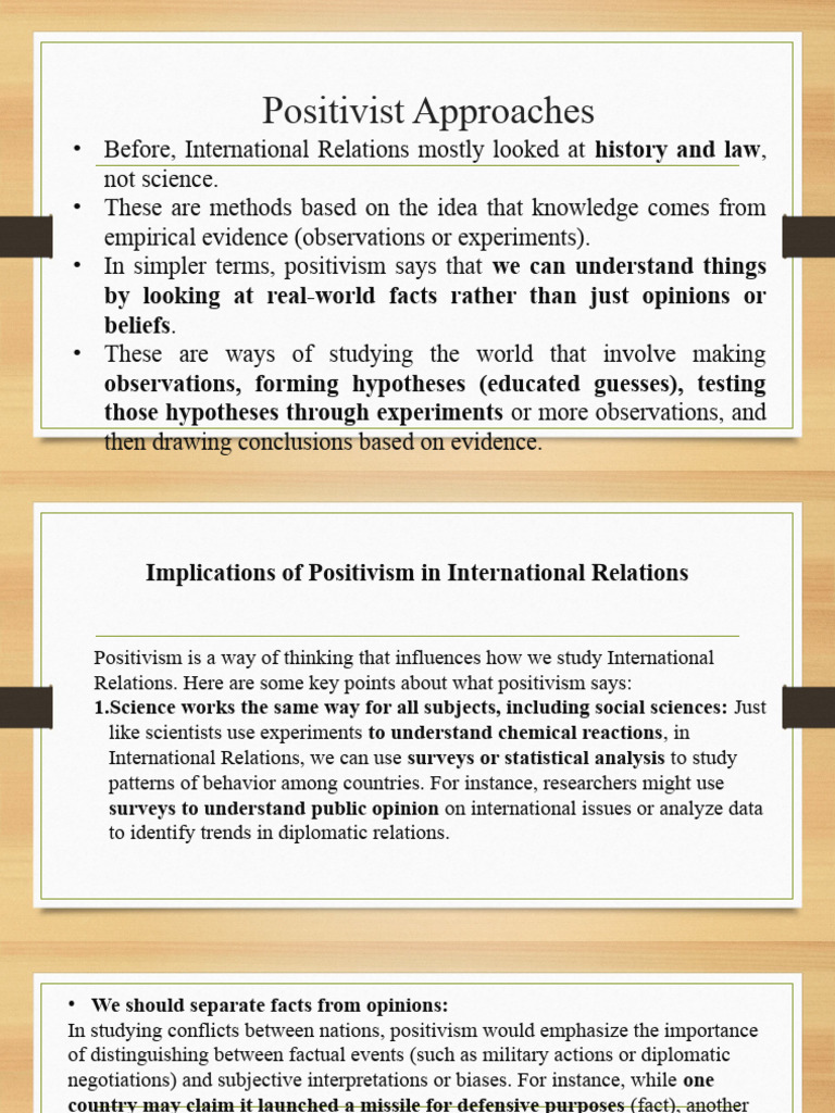 Positivist Approaches | PDF | Positivism | Hypothesis