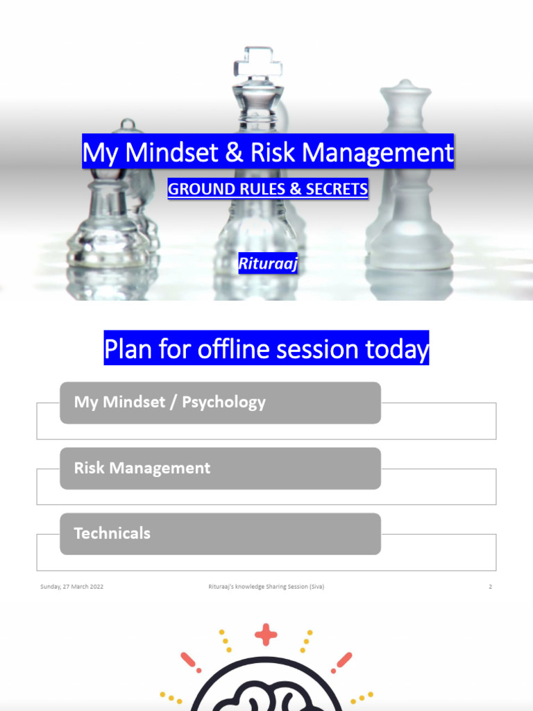 My Mindset & Risk Management Ground Rules & Secrets! | PDF