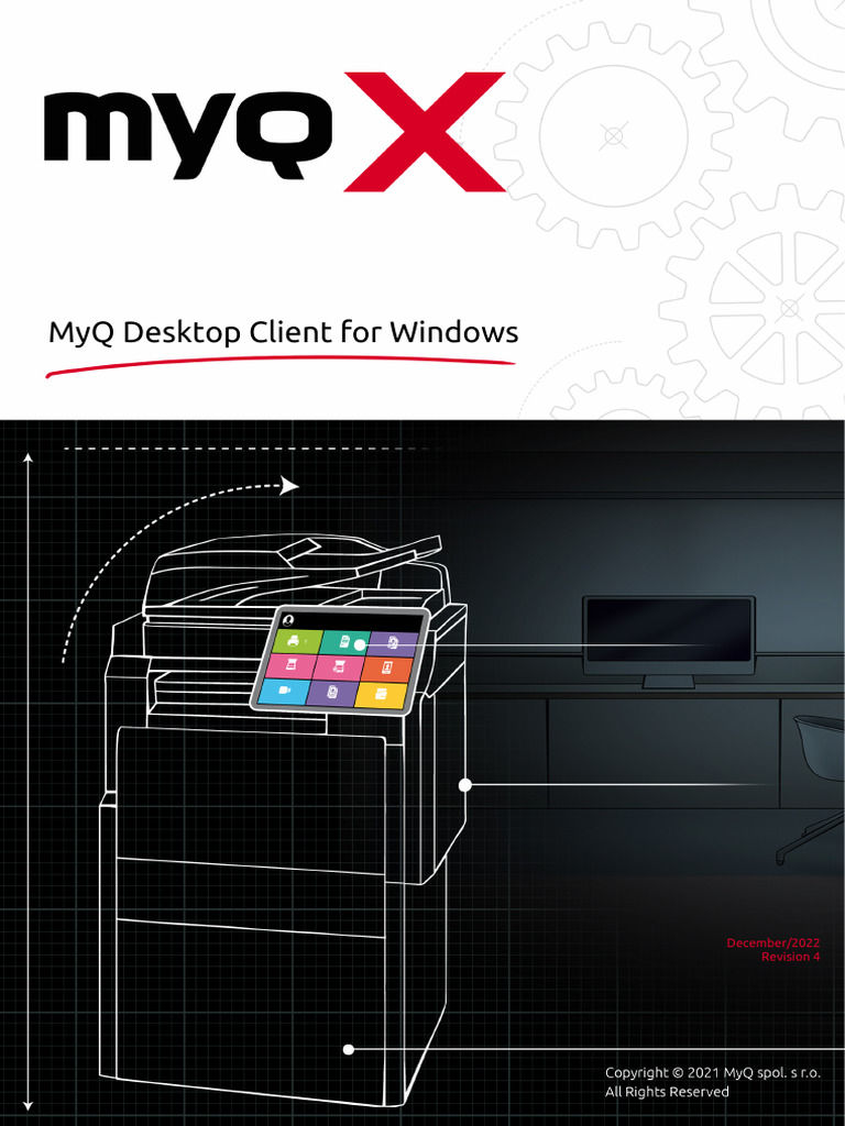 MyQ Desktop Client for Windows 8.2 LTS Rev.4 | PDF | Installation (Computer Programs) | Login