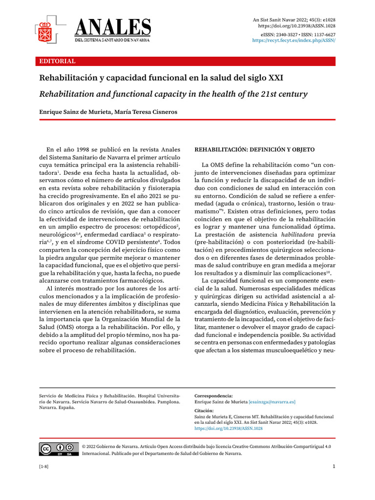 1137 6627 Asisna 45 03 E1028 | PDF | Terapia física | Medicina Física y ...