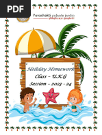 Holiday Homework UKG | PDF