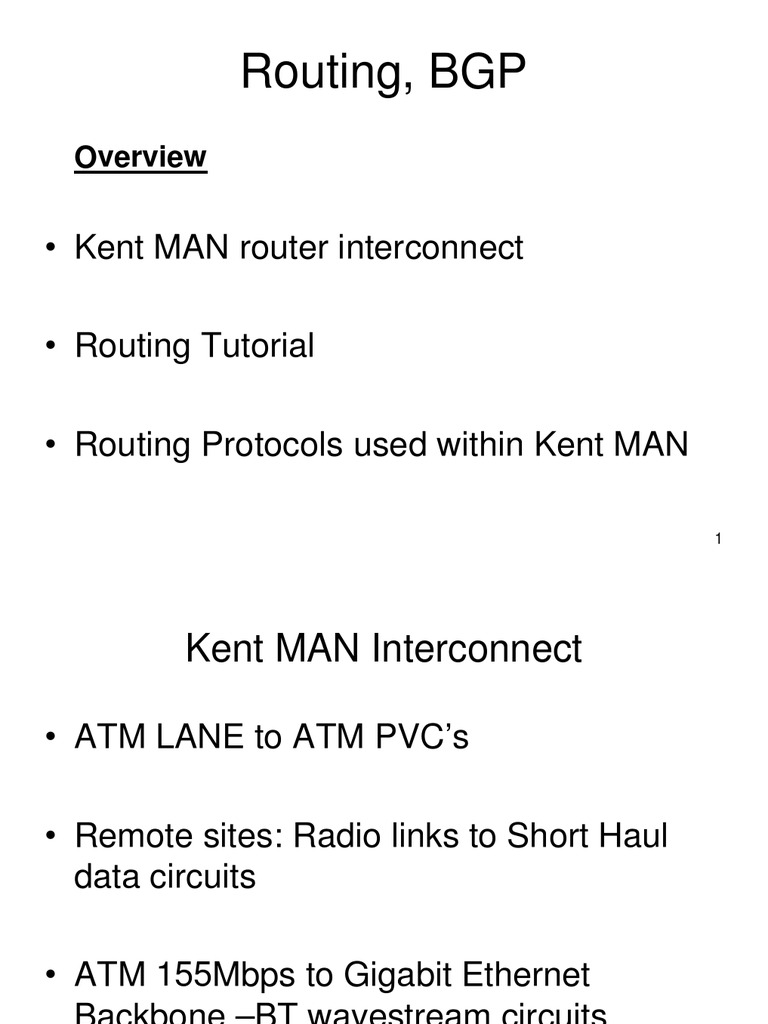 Routing Tutorial | PDF | Router (Computing) | Routing