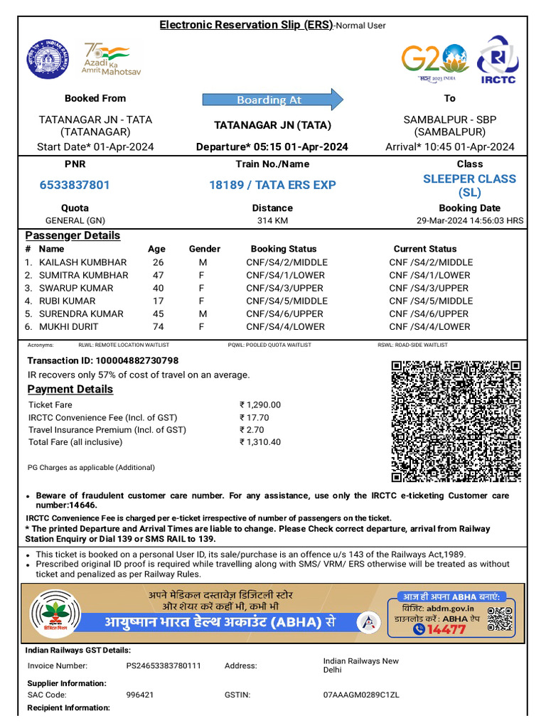 Ujjal Sir Ticket | PDF | Identity Document