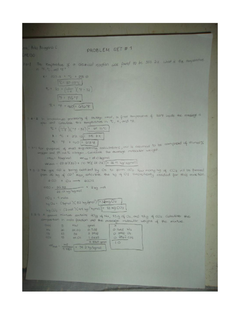 Solved Problems Geankoplis Unit Operations PDF Free | PDF