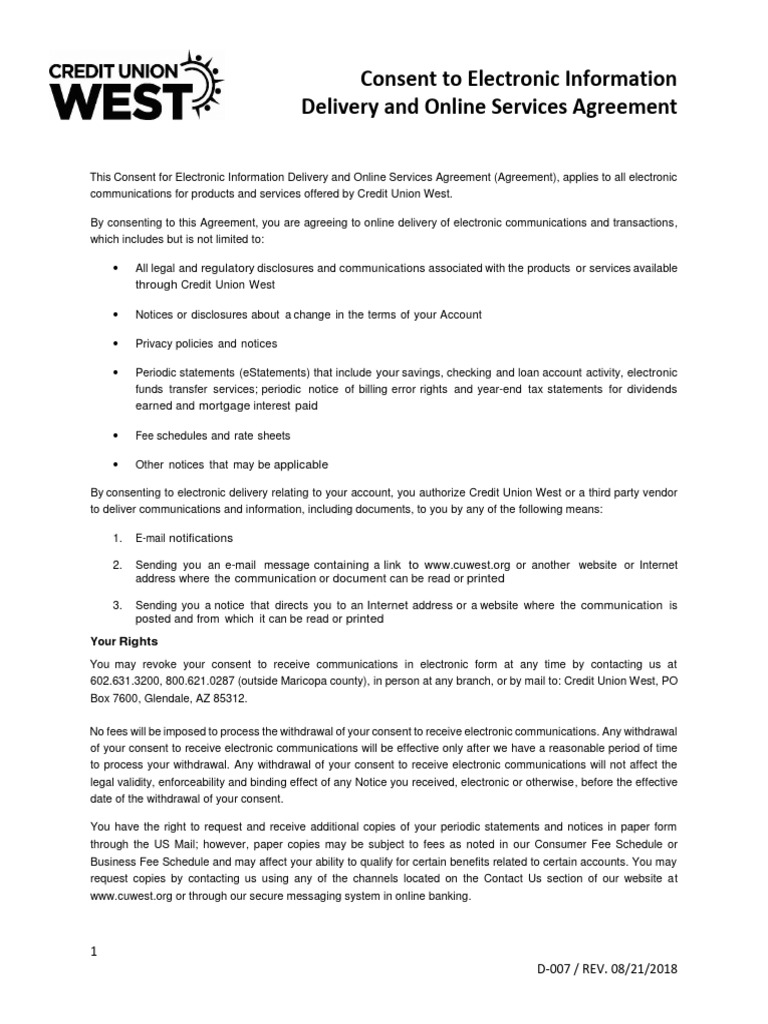 consent-to-electronic-information-delivery | PDF | Internet | Cyberspace