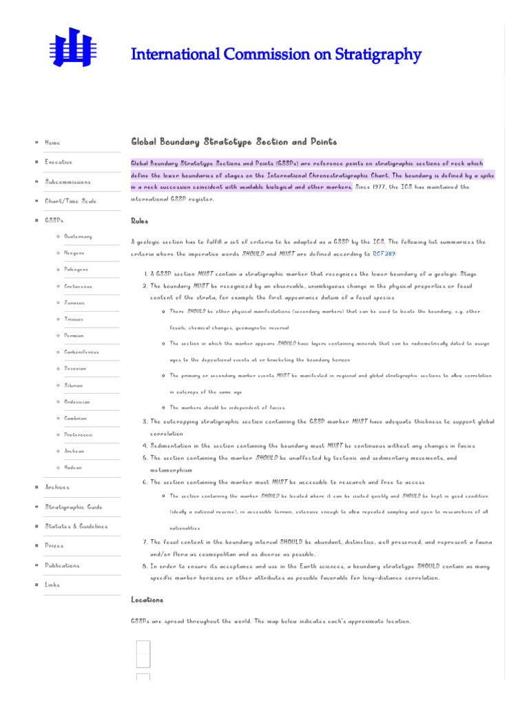 International Commission On Stratigraphy | PDF | Stratigraphy ...