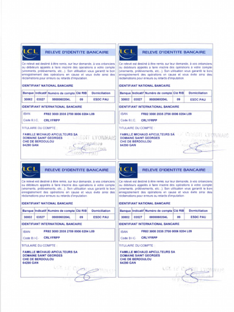 Fma Rib LCL Eur | PDF
