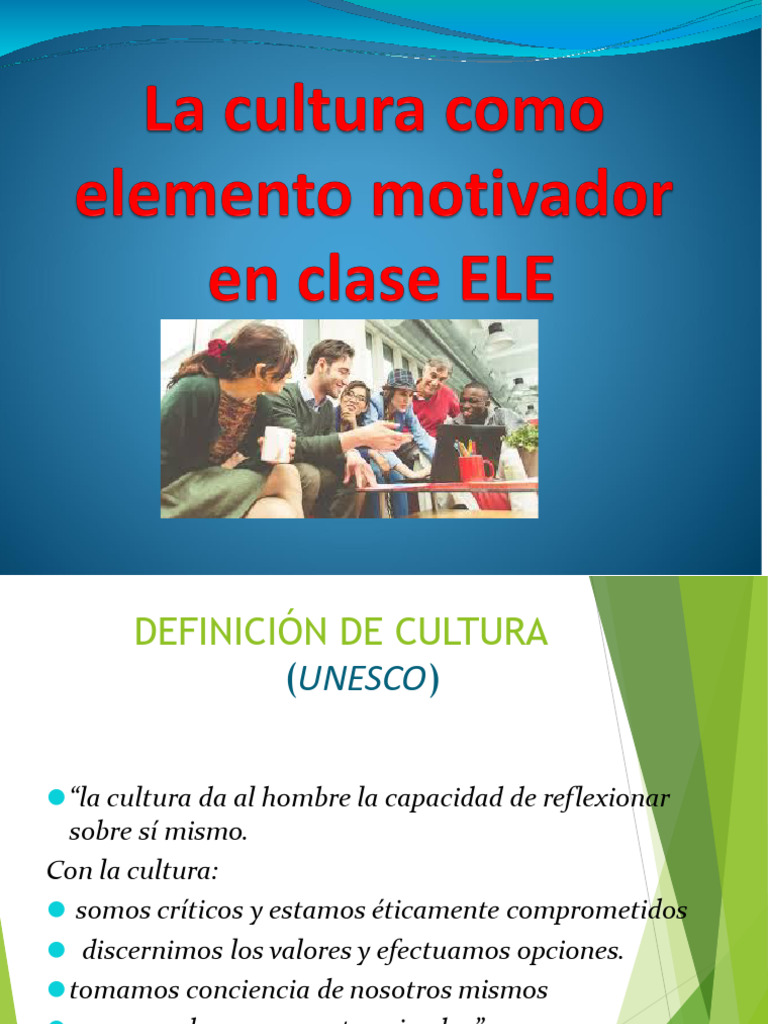 COMPONENTE CULTURAL ELE | PDF | Estereotipos | Educación en artes liberales