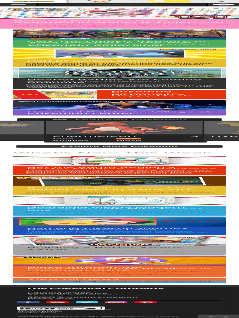 The Official Pokémon Website Pokemon - Com Poke | PDF | Pokémon | Video ...