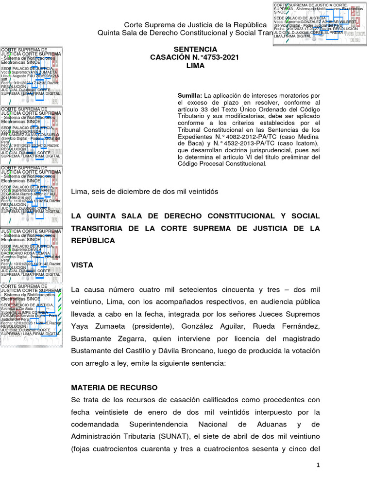 Casacion Overruling | PDF | Caso de ley | Sentencia (ley)