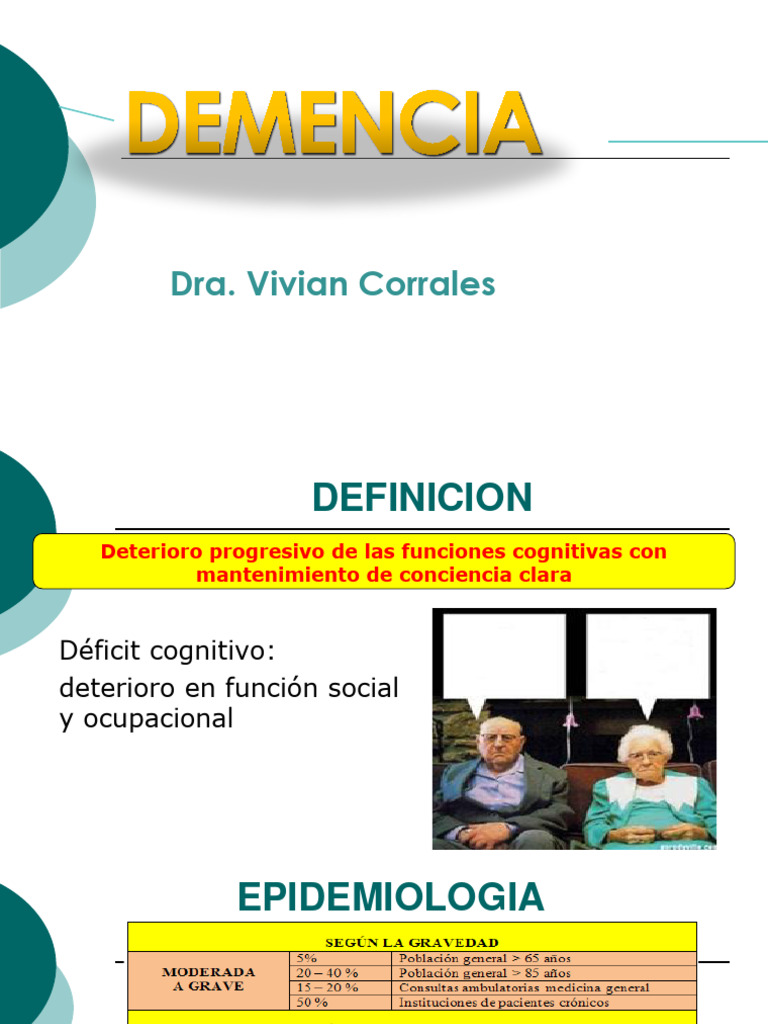 Demencia Pdf Demencia Enfermedad De Alzheimer