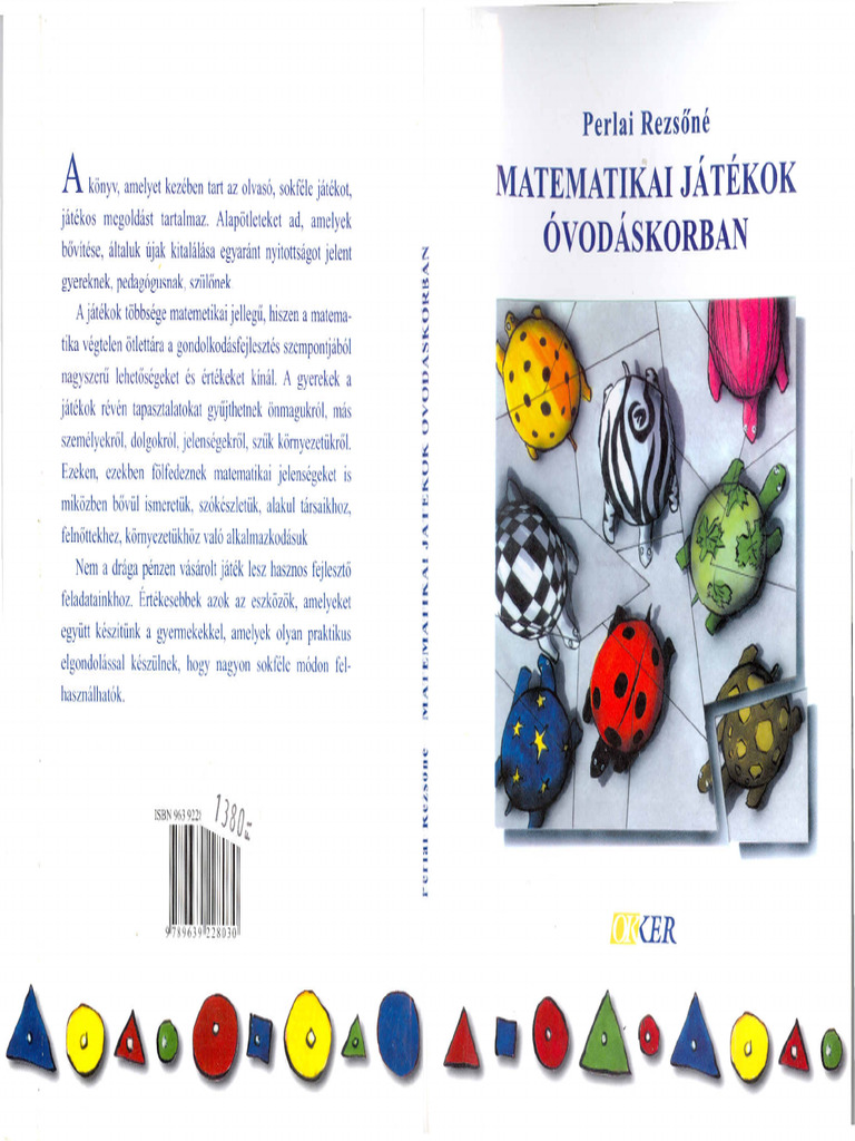 Perlai Rezsőné - Matematikai Játékok Az Óvodában | PDF