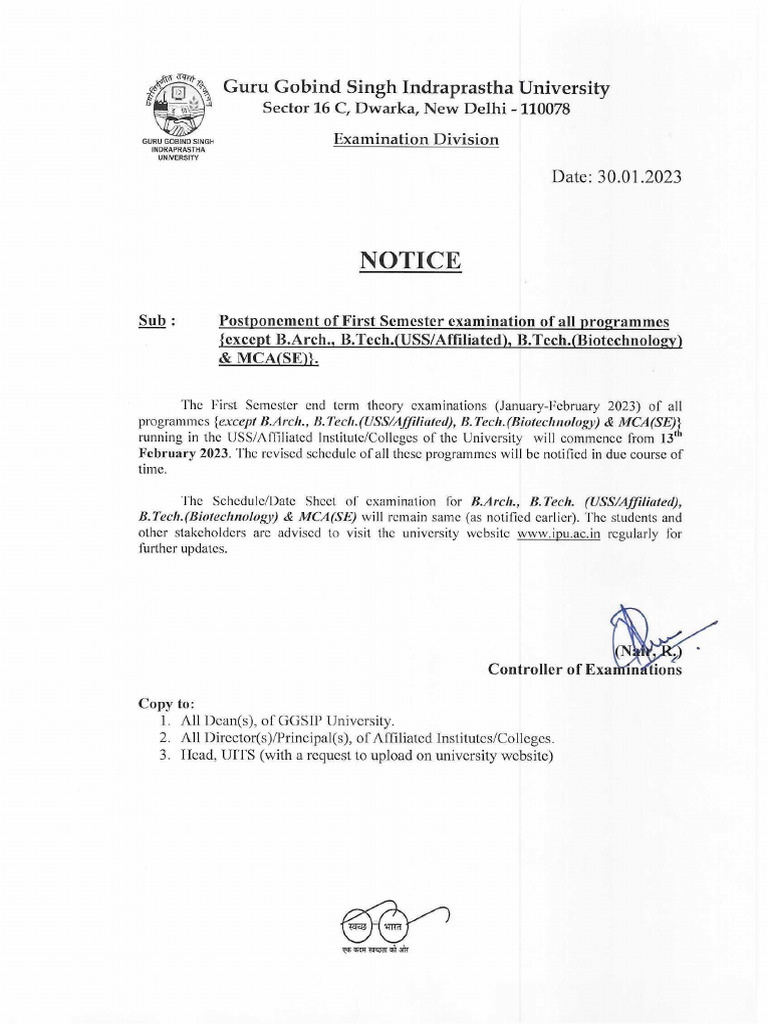Notice 13th Feb | PDF