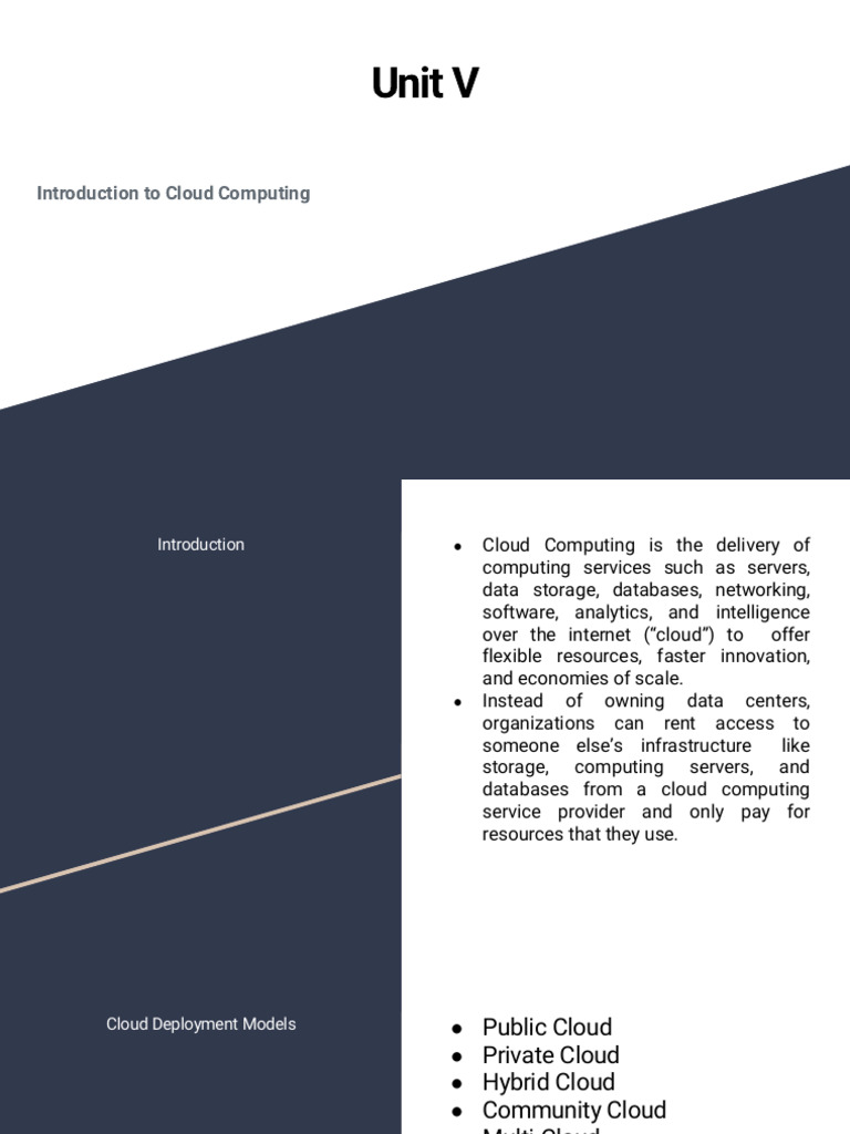 Unit5-Cloud | PDF | Cloud Computing | Platform As A Service