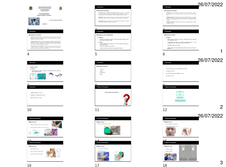 Material Hospitalar e Saneantes | PDF | Desinfetante | Embalagem e ...