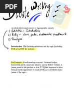 Note Making Class 11, Note Making Format, Examples, Sample | PDF | Well ...