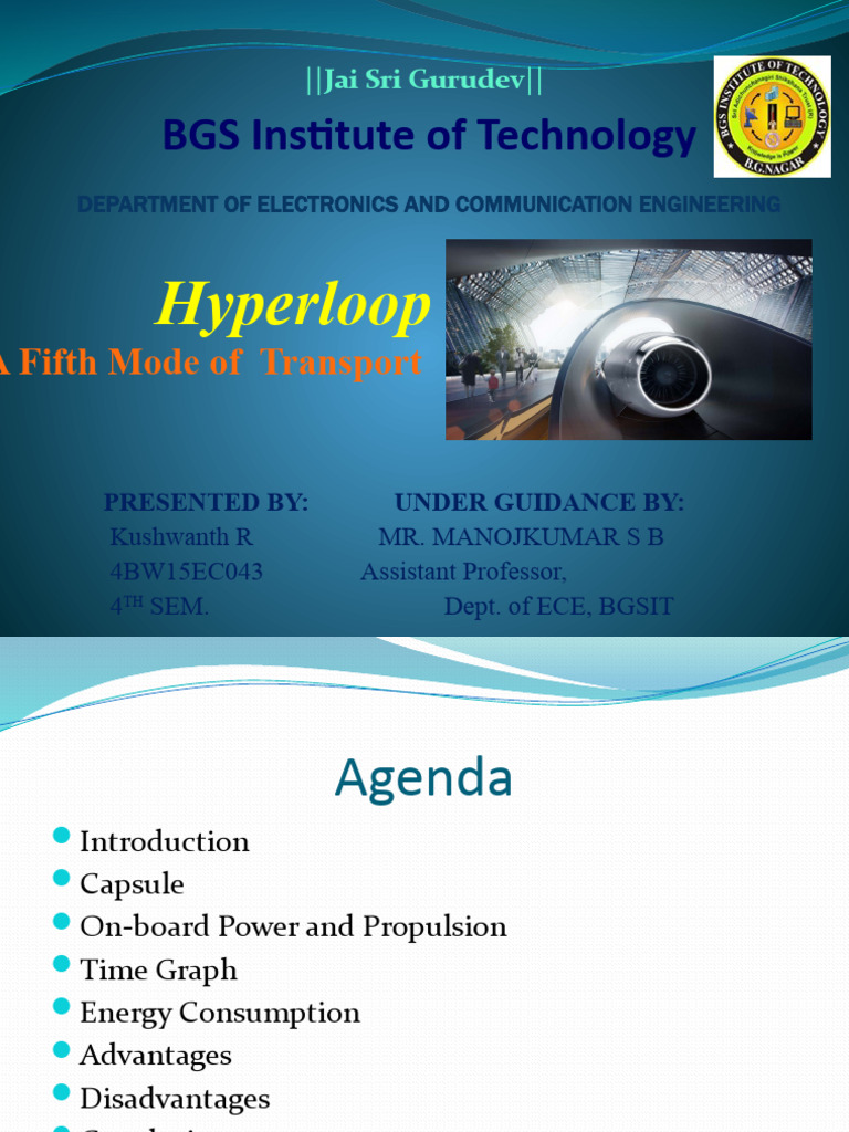 Conference Paper - Hyperloop | PDF | Hyperloop | Transport