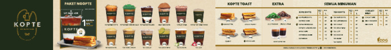 MENU AKRILIK KOPTE 2024 (105X13,5CM) - Reg | PDF