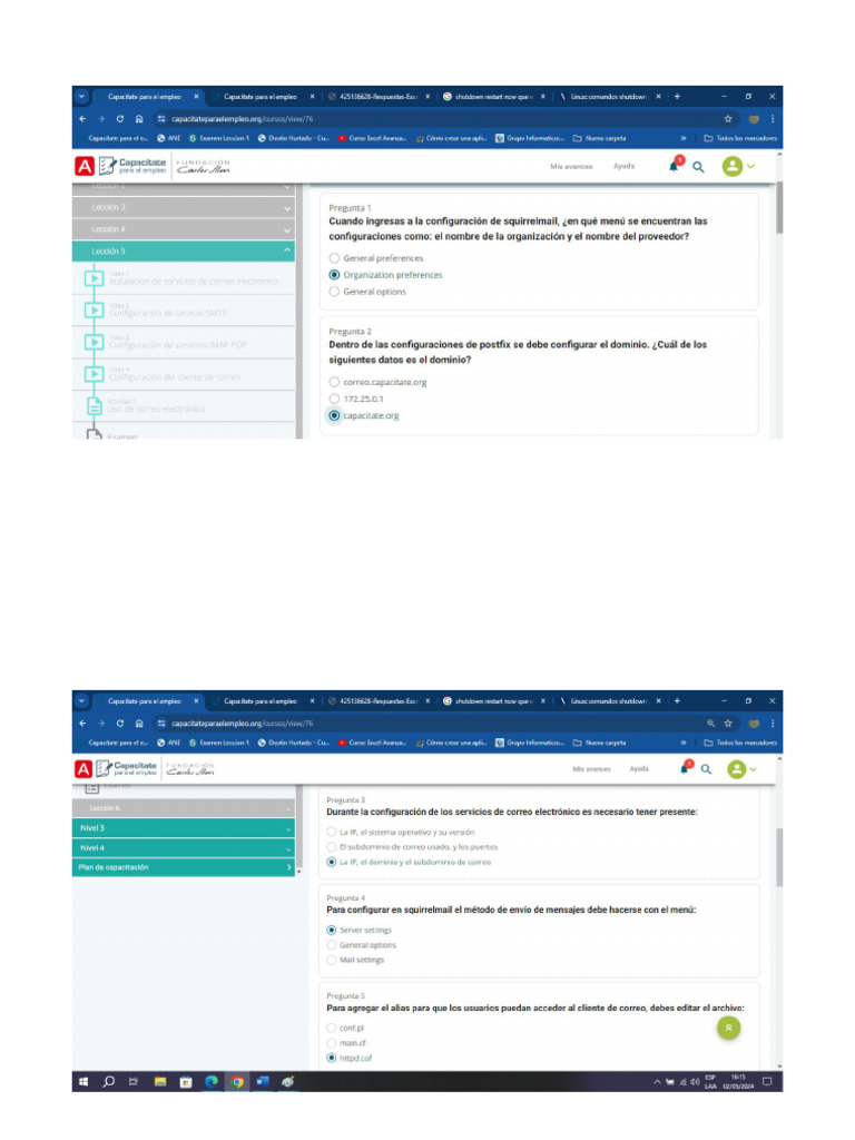 Administrador de Servidores Nivel 2 Leccion 5 | PDF