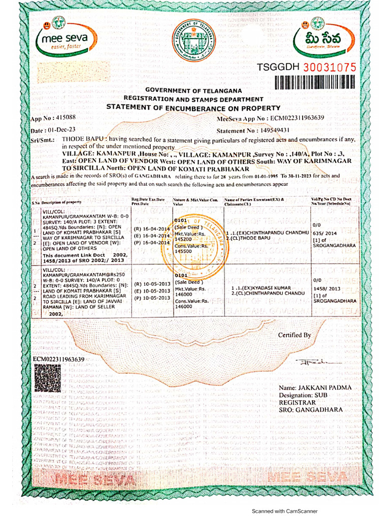 EC Certificate | PDF