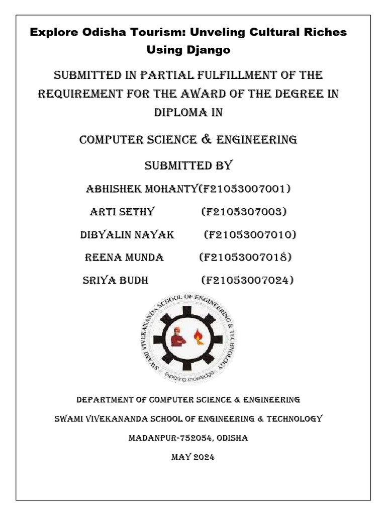 Diploma Project Final Year | PDF | Computers | Technology & Engineering