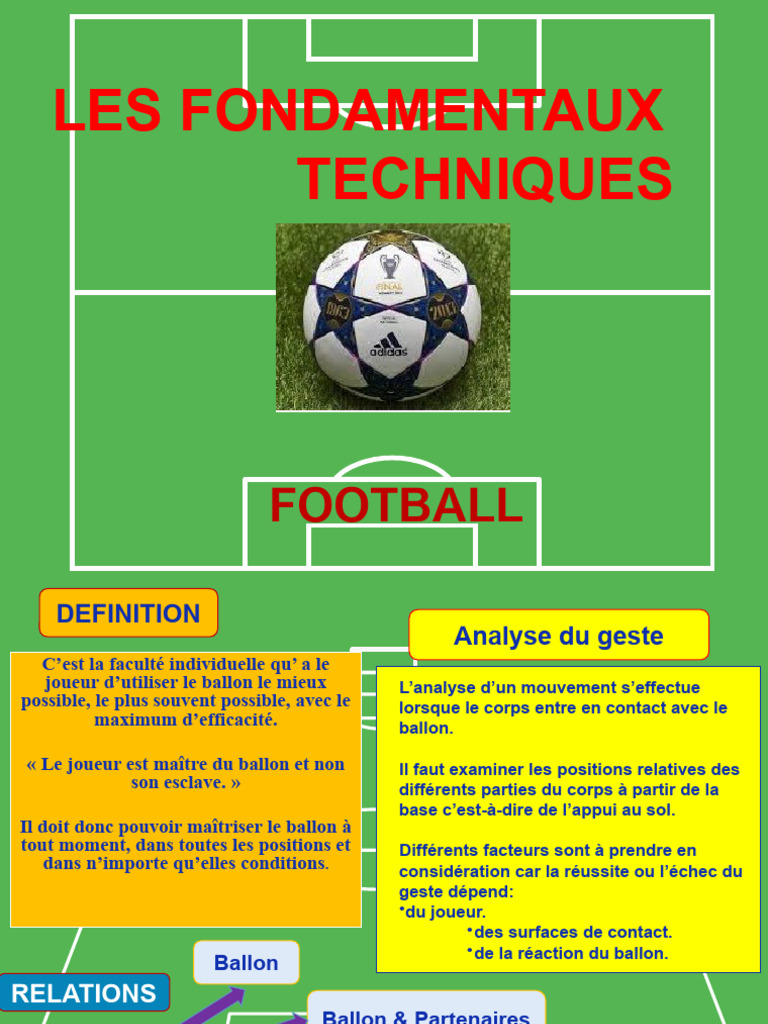 Fondamentaux Techniques du Football | PDF | Défenseur (football)