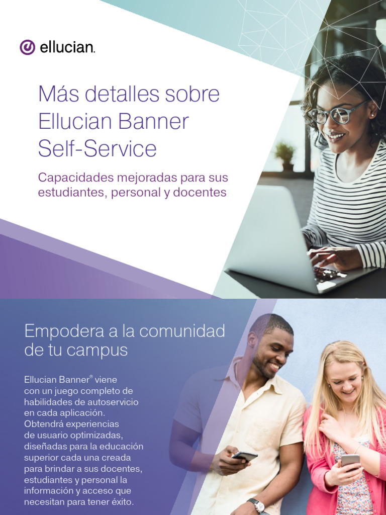 Folleto Mas Detalles Sobre Ellucian Banner Self Service | PDF ...