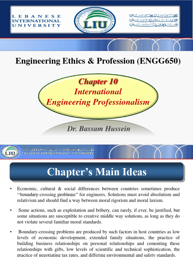 Global Engineering Ethics | PDF | Bribery | Rights